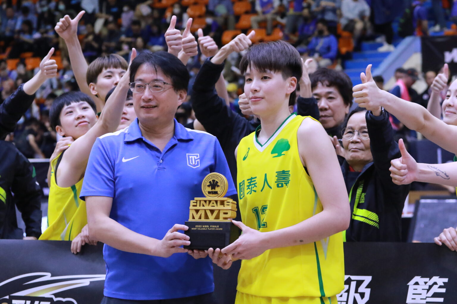 【WSBL】林育庭二度獲頒冠軍賽MVP 「我們做到了」 - Double Pump 女子籃球誌